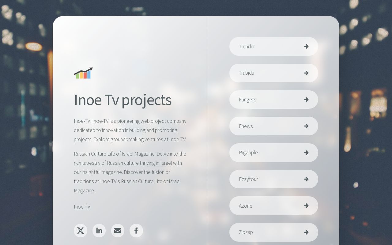 Inoe Tv Web Projects